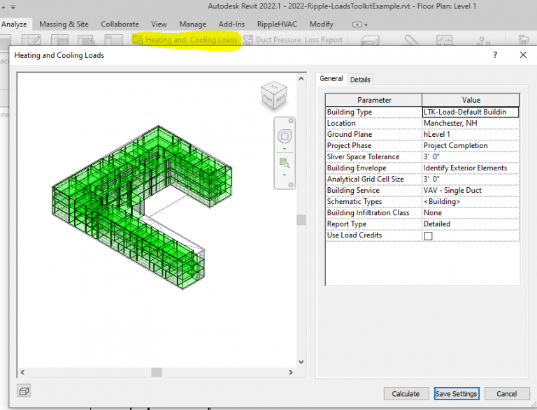 Revit Heating and Cooling Loads in Revit 2022 and After – Ripple